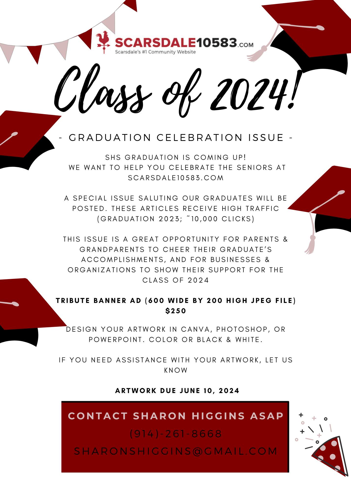 Post Tributes to Your Grads in the Scarsdale10583 Graduation Edition